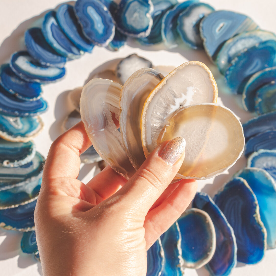 AGATE SLICES PER PIECE Nativa Gems AGATE SLICES PER PIECE Nativa Gems