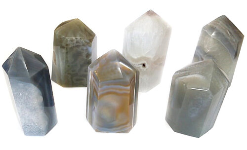 POLISHED AGATE SHAPES - POINTS - Nativa Gems - Wholesale | Mineral ...